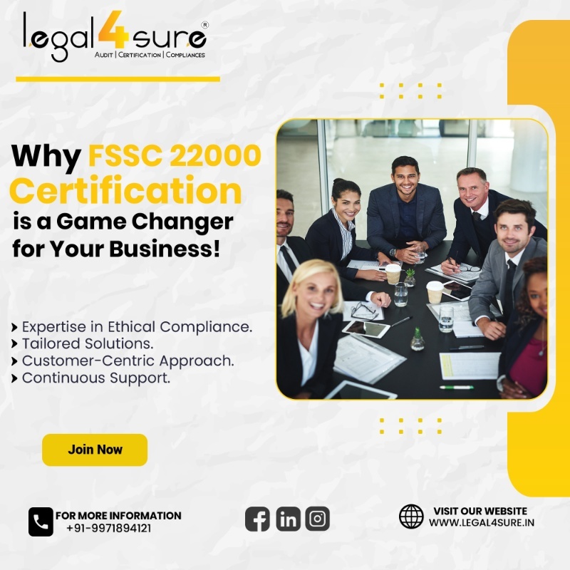 Get FSSC 22000 Certification with Legal4sure – Ensure Food Safety ...